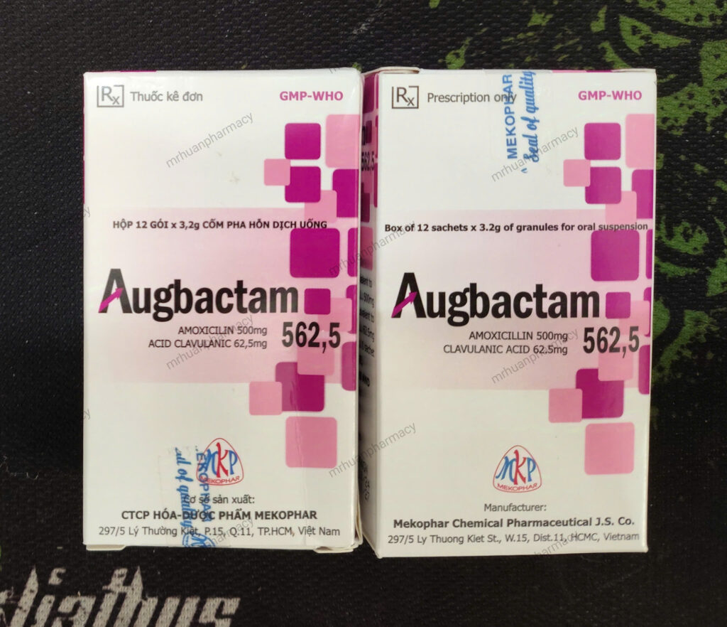Augbactam 562.5mg (Hộp 12 gói) – Thuốc kháng sinh Beta lactam – MrHuân ...