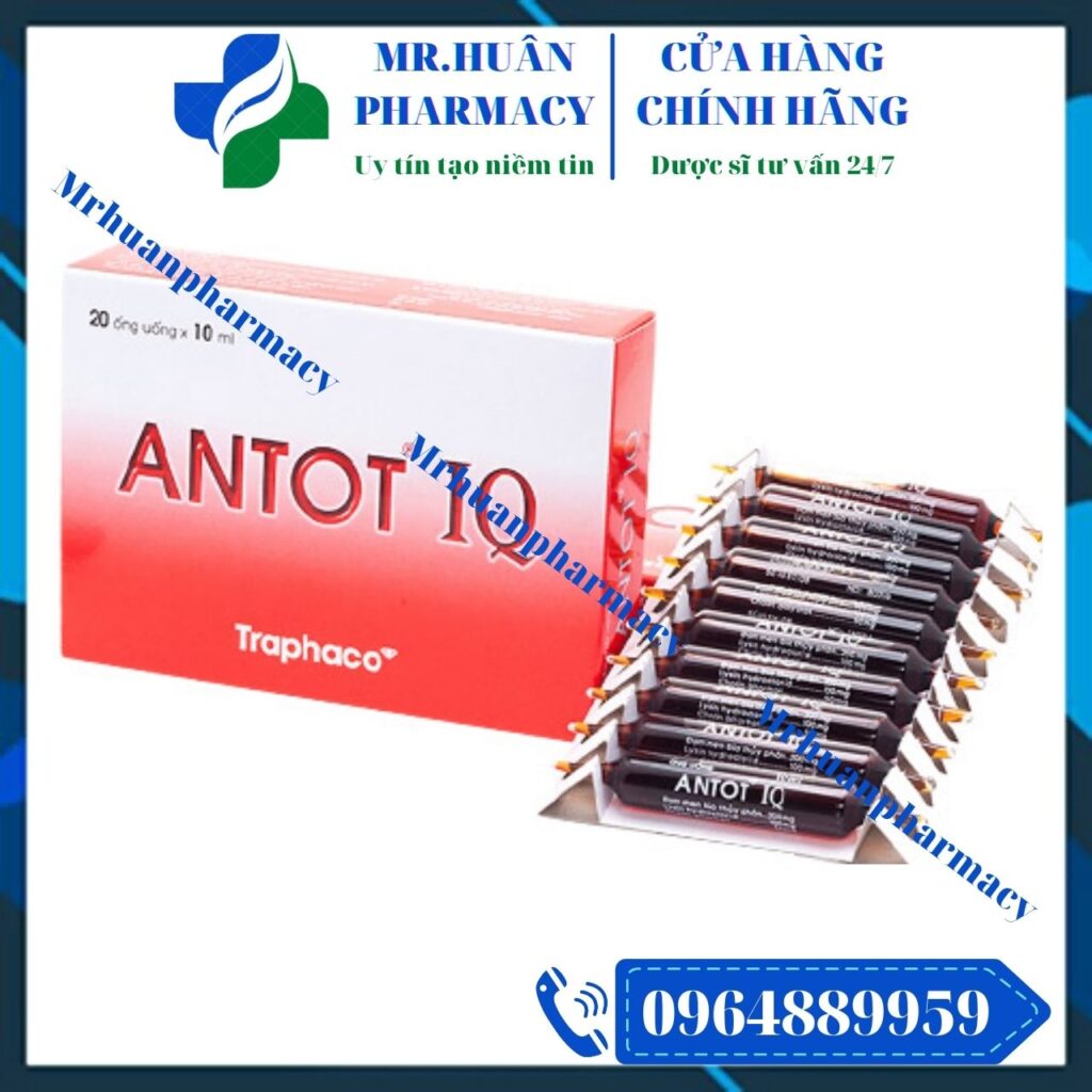 Antot IQ Traphaco (Hộp 20 ống) – Giúp bồi bổ cơ thể, tăng sức đề kháng ...
