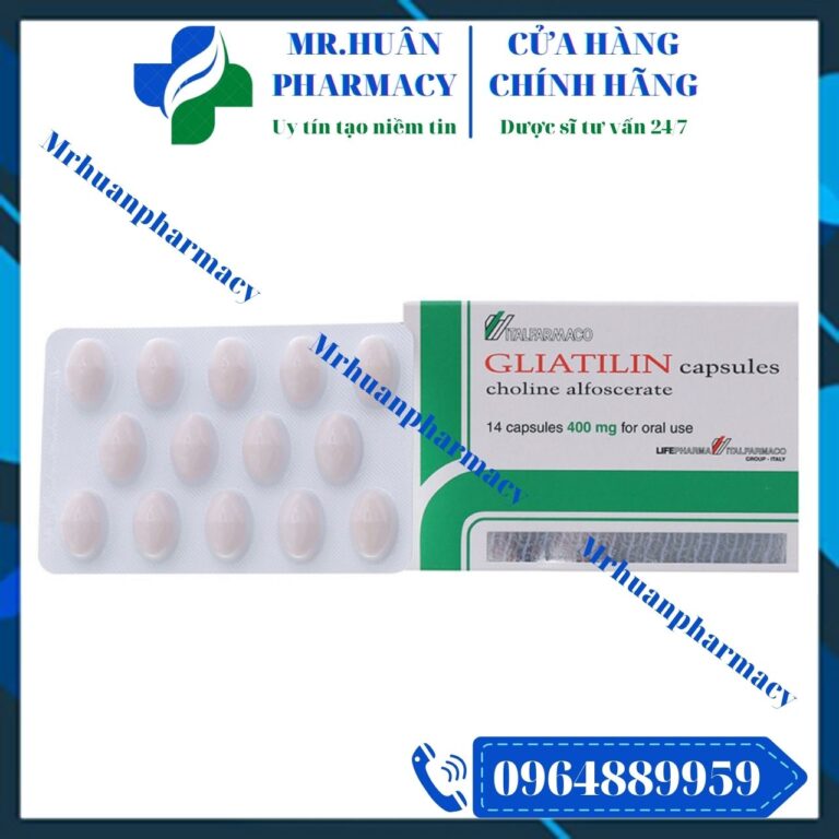 Gliatilin 400mg (Hộp 1 vỉ x 14 viên) – Thuốc điều trị đau nửa đầu ...