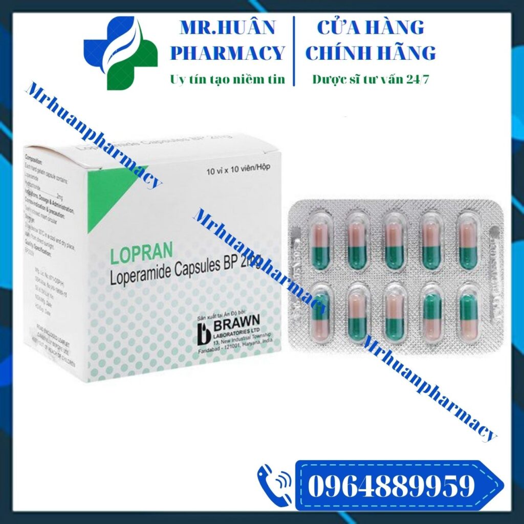 Lopran 2mg (Hộp 10 vỉ x 10 viên) – Thuốc điều trị tiêu chảy – MrHuân ...