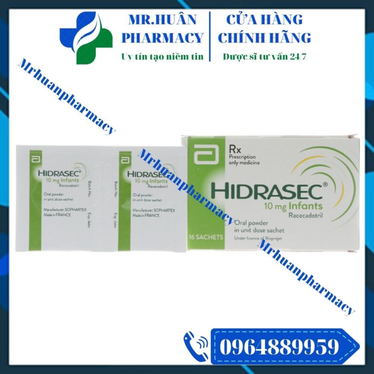 Hidrasec 10mg (Hộp 16 gói) – Thuốc điều trị tiêu chảy – MrHuân Pharmacy