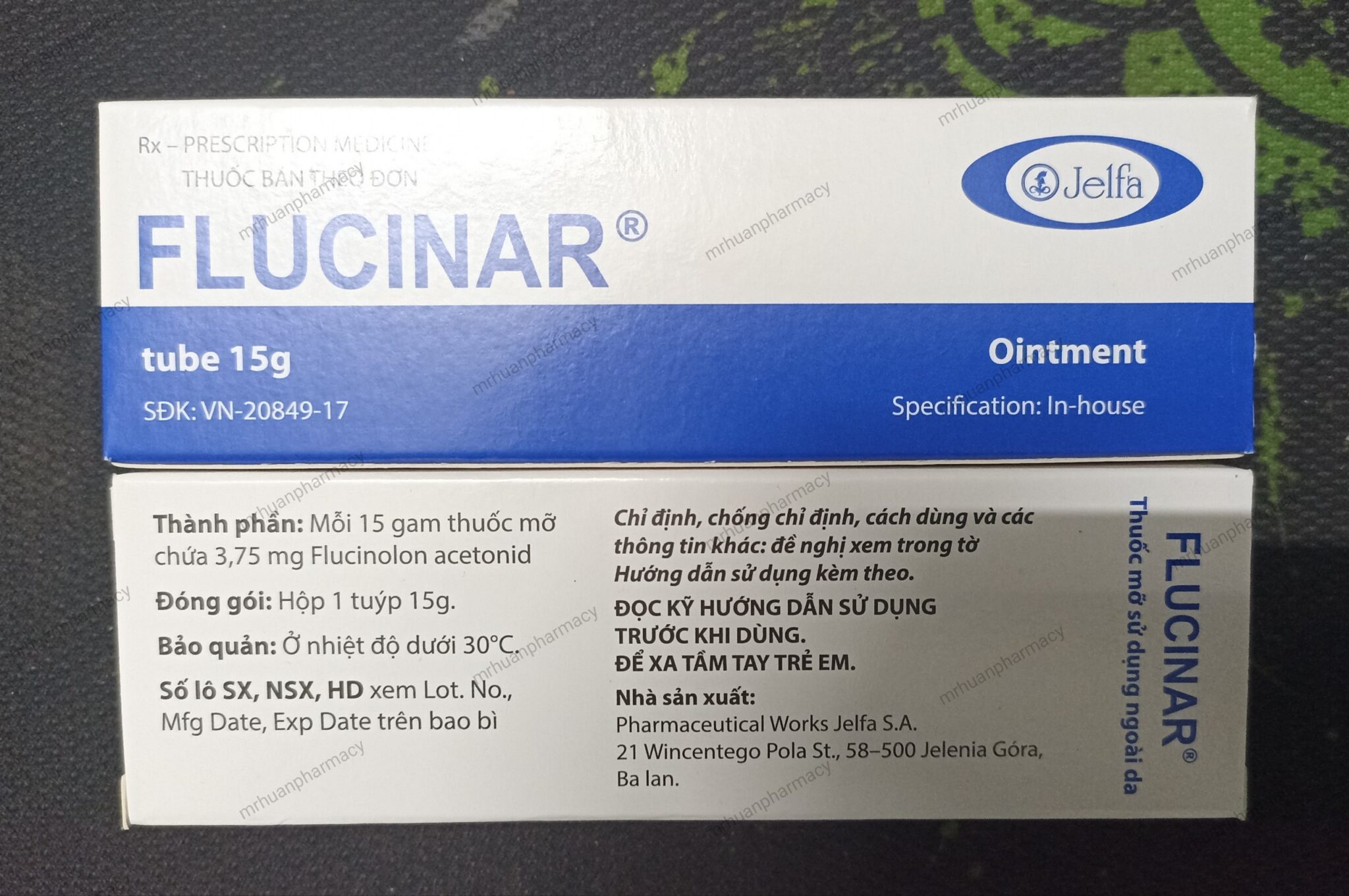Flucinar 15g – Kem bôi eczema, vẩy nến, lupus ban đỏ, mẩn ngứa – MrHuân ...