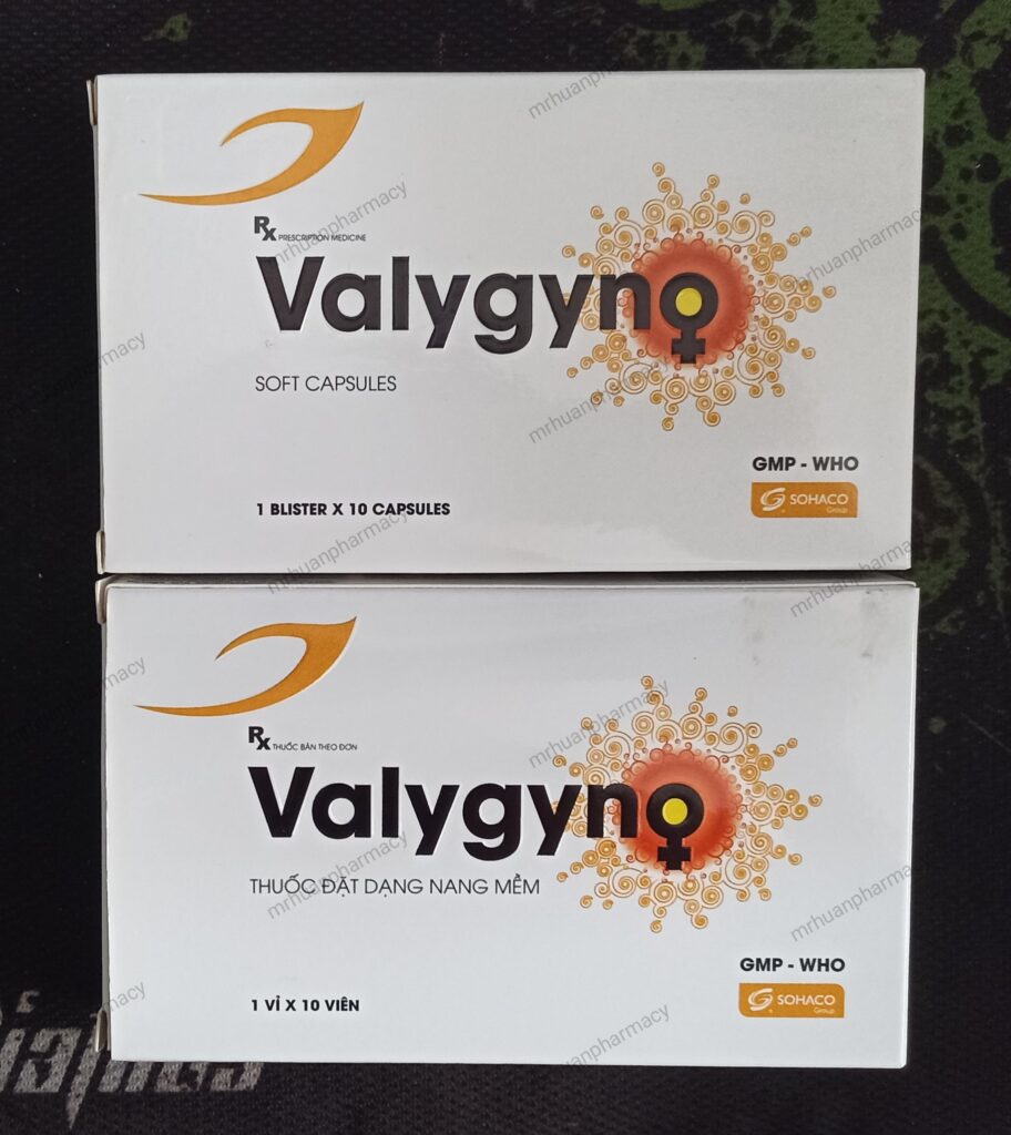 Viên đặt phụ khoa Valygyno (Hộp 1 vỉ x 10 viên) – Thuốc điều trị viêm ...