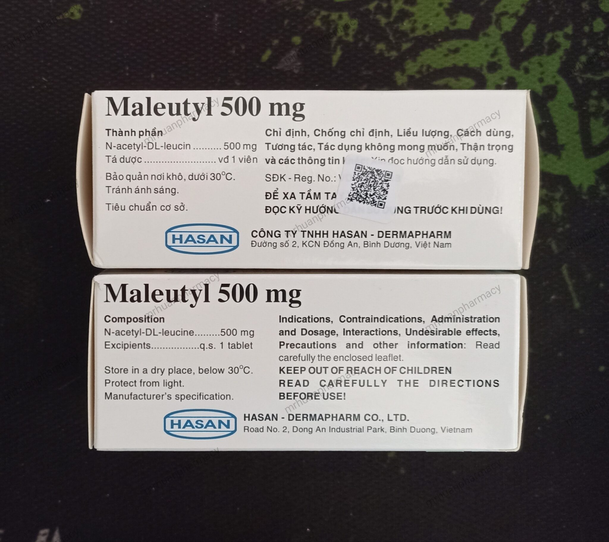 Maleutyl 500mg (Hộp 5 vỉ x 10 viên) – Thuốc điều trị chóng mặt – MrHuân ...
