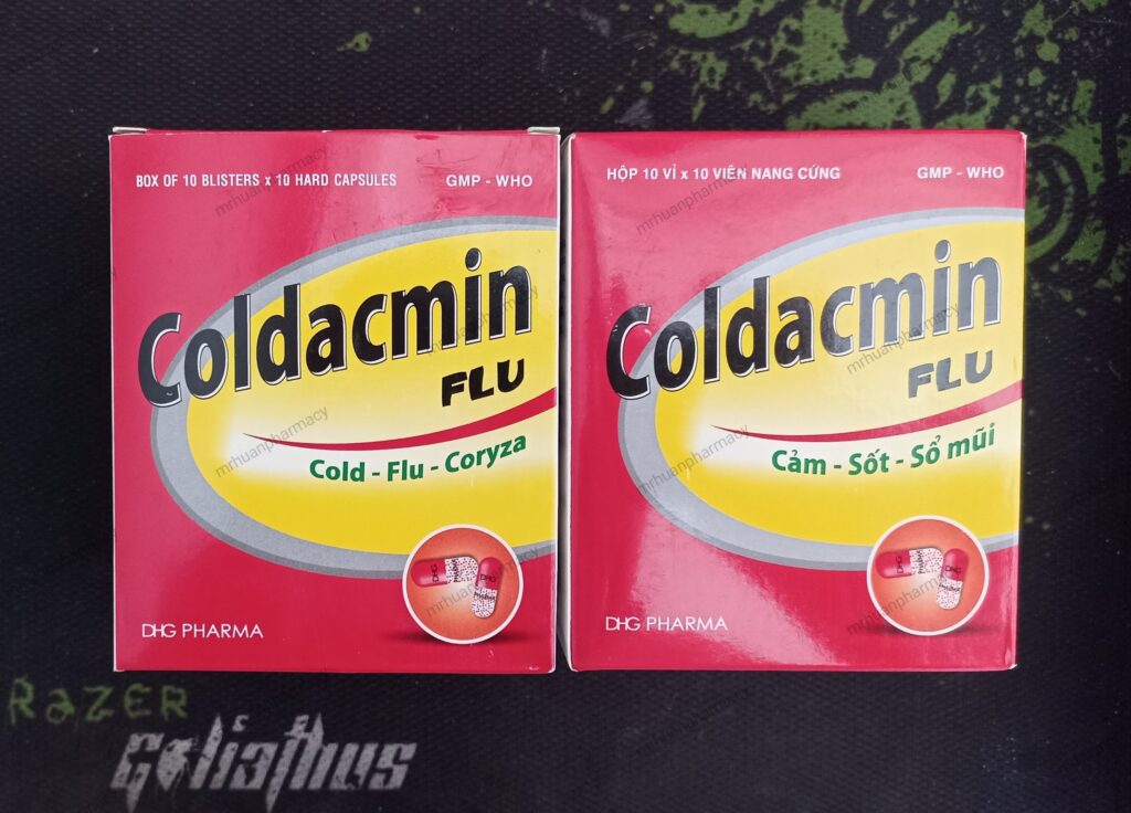 Coldacmin Flu (Hộp 10 vỉ x 10 viên) – Thuốc điều trị Cảm, sốt, sổ mũi ...