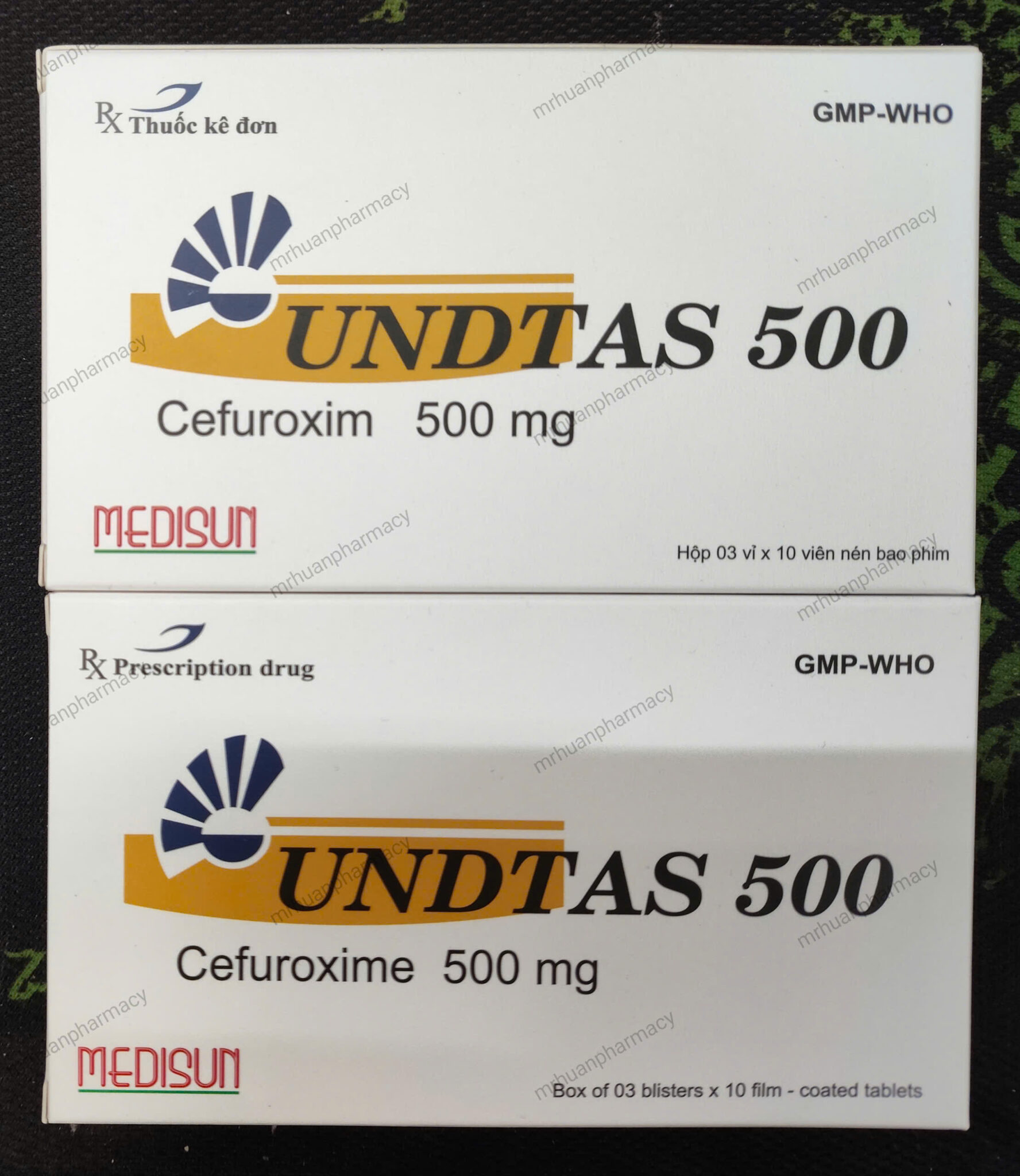 Undtas 500 (Hộp 3 vỉ x 10 viên) – Thuốc kháng sinh Cephalosporin ...