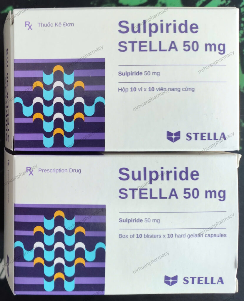 Sulpiride Stella 50mg (Hộp 10 vỉ x 10 viên) – Thuốc điều trị rối loạn ...