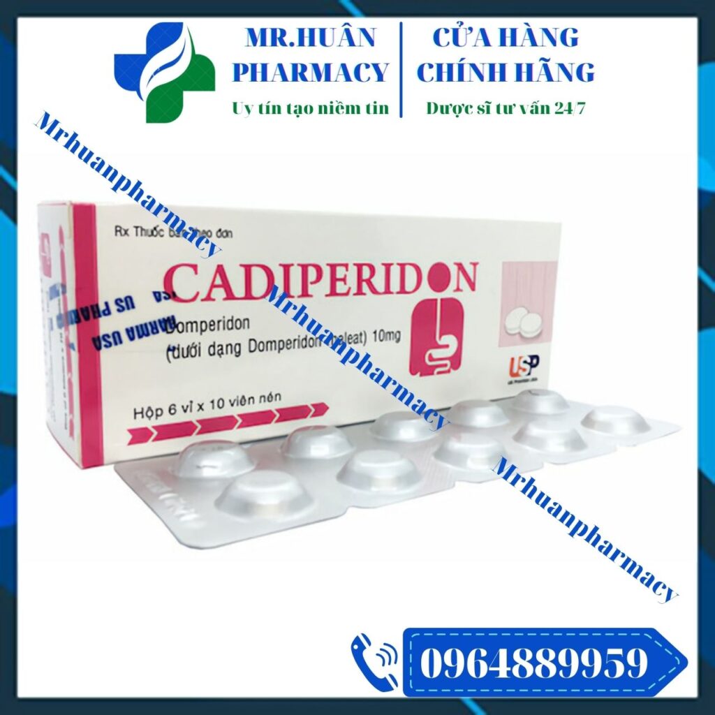 Cadiperidon (Hộp 6 vỉ x 10 viên) – Thuốc điều trị trào ngược dạ dày ...