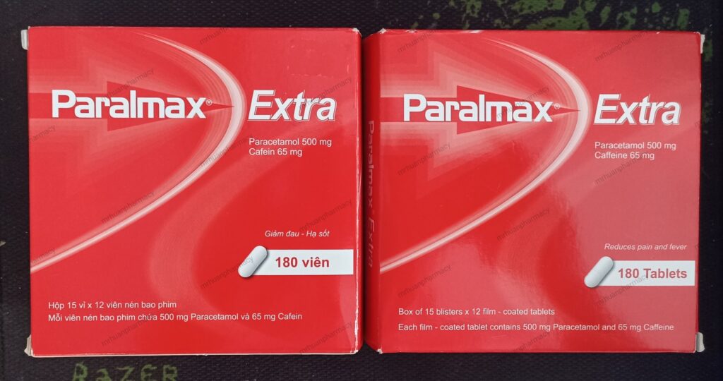 Paralmax Extra (Hộp 15 vỉ x 12 viên) – Thuốc giảm đau, hạ sốt – MrHuân ...