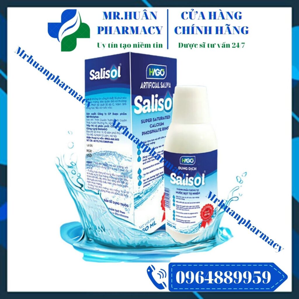 Dung dịch Nước Bọt Nhân Tạo Salisol 250ml – Dùng cho người bị khô miệng ...