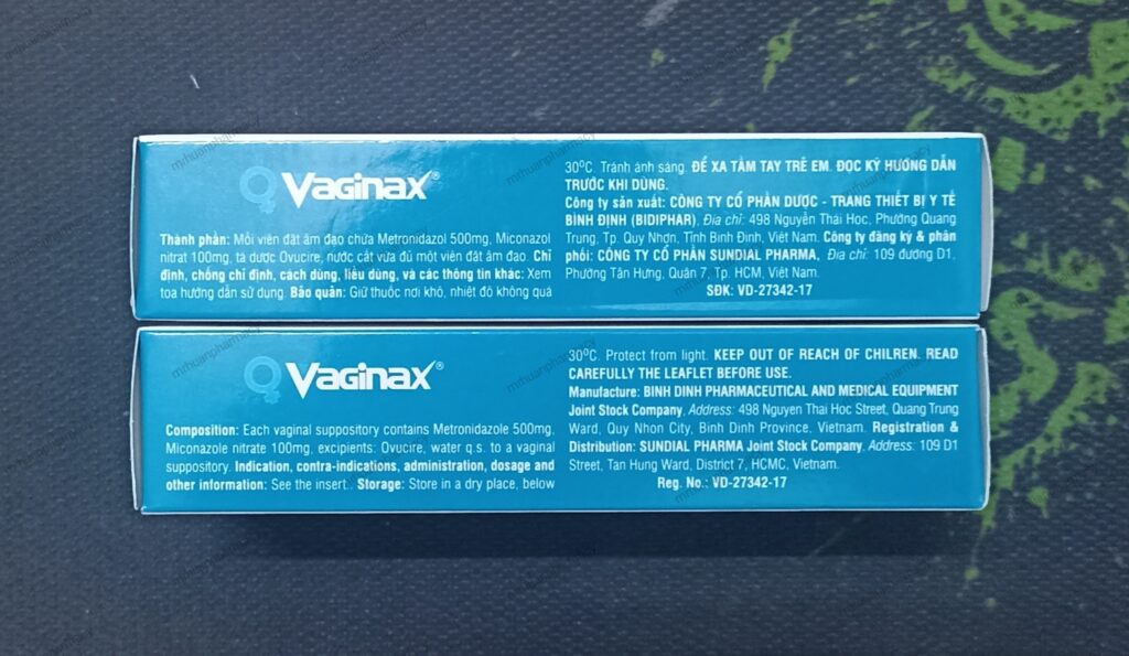 Viên đặt phụ khoa Vaginax (Hộp 2 vỉ x 7 viên) – Thuốc điều trị viêm ...