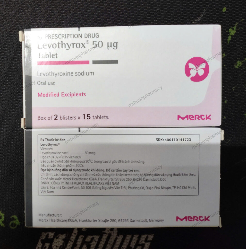 Levothyrox 50mcg (Hộp 30 viên) – Hormon tuyến giáp cho người bướu cổ ...