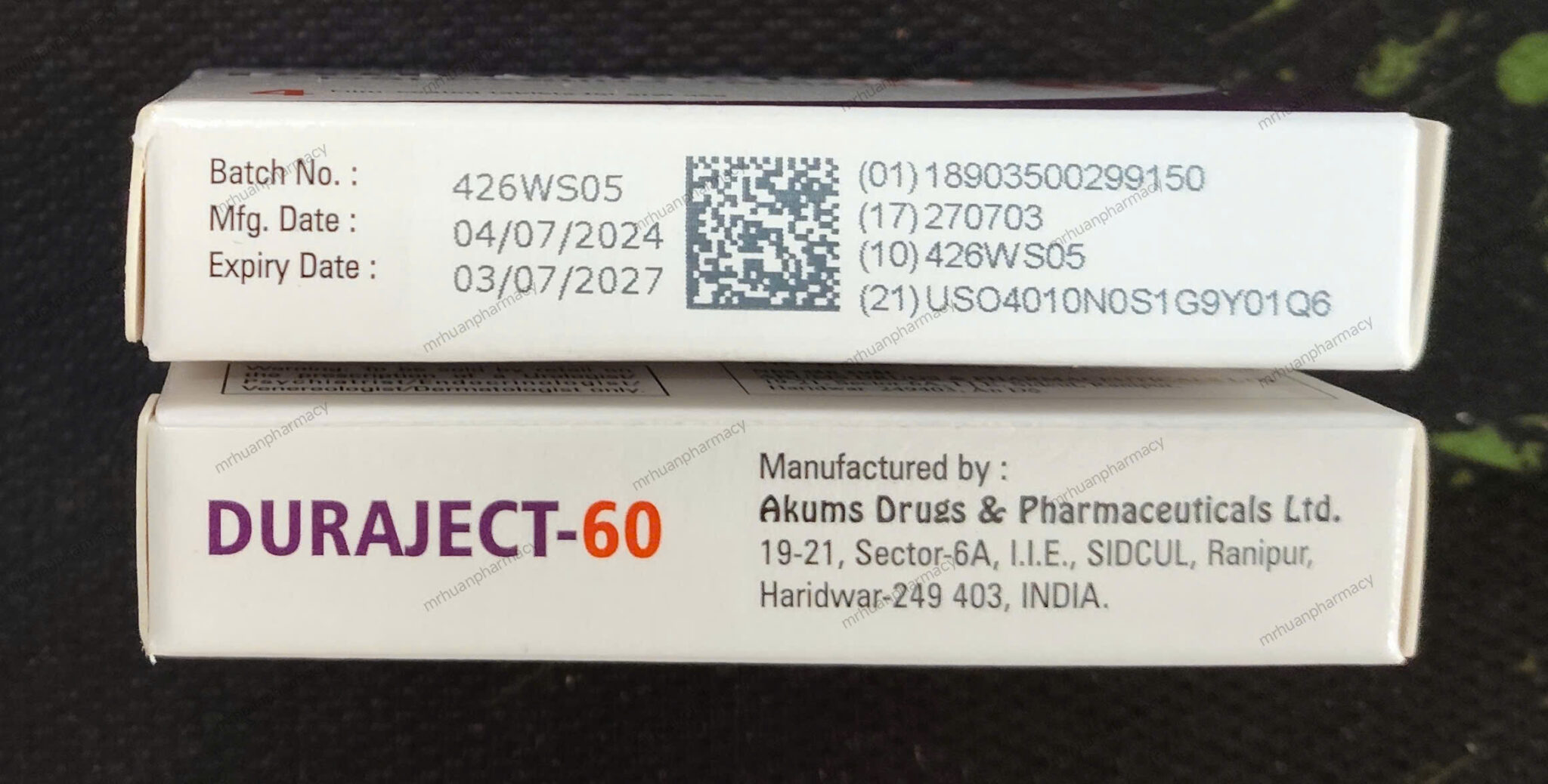 Duraject 60 (Hộp 1 vỉ x 4 viên) – Thuốc điều trị xuất tinh sớm, xuất ...