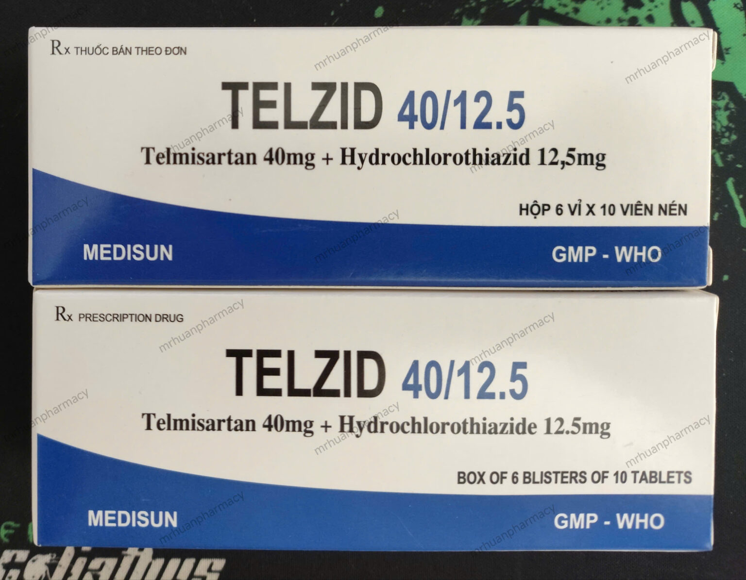 Telzid 40/12.5 (Hộp 6 vỉ x 10 viên) – Thuốc điều trị tăng huyết áp ...