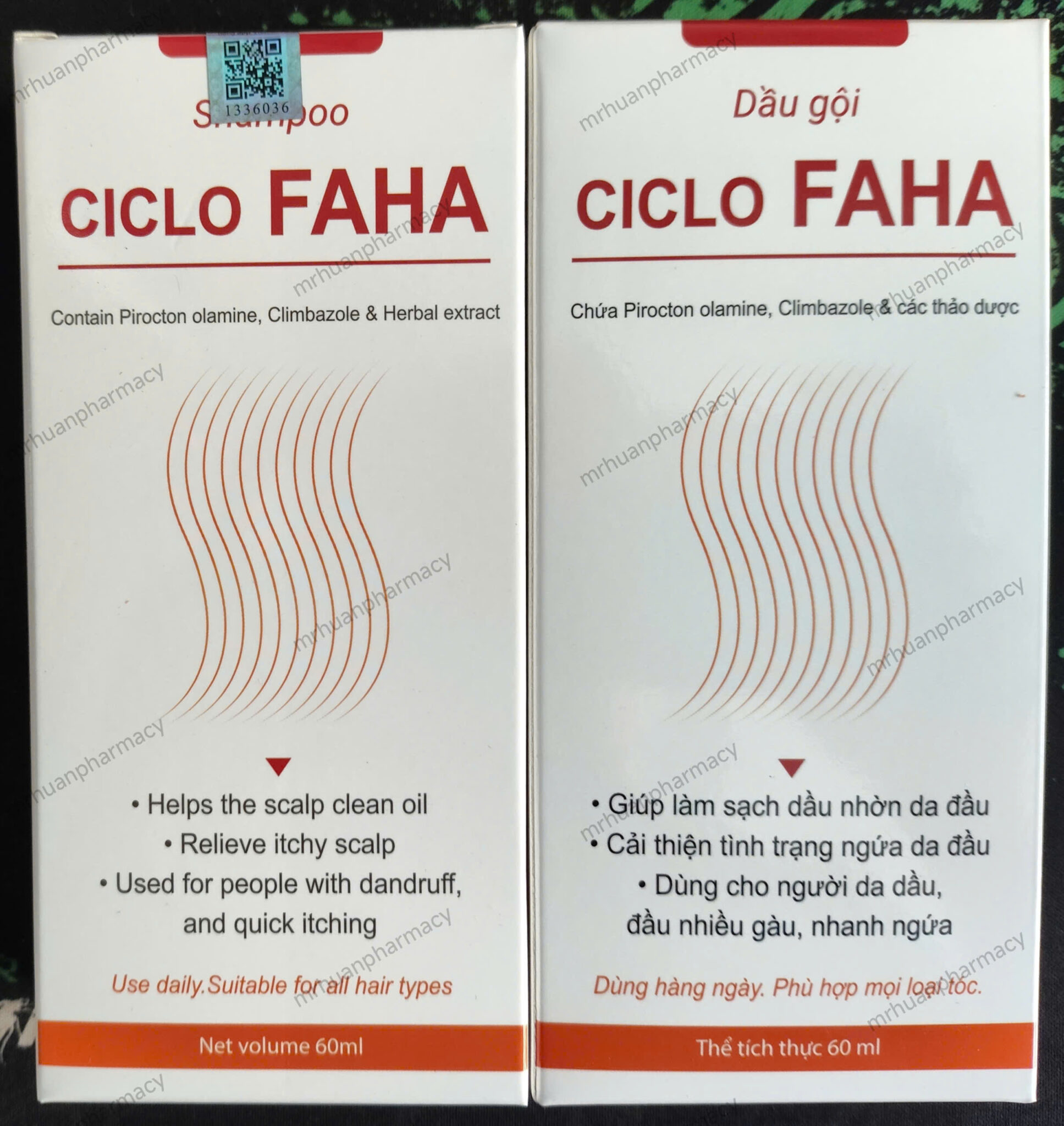 Dầu gội Ciclo Faha 60ml – Giúp làm sạch dầu nhờn da đầu, cải thiện tình ...